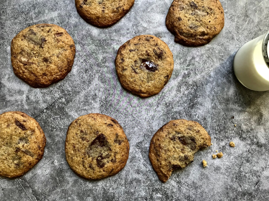 Rye Flour Chocolate Chip Cookies - Marisa Churchill